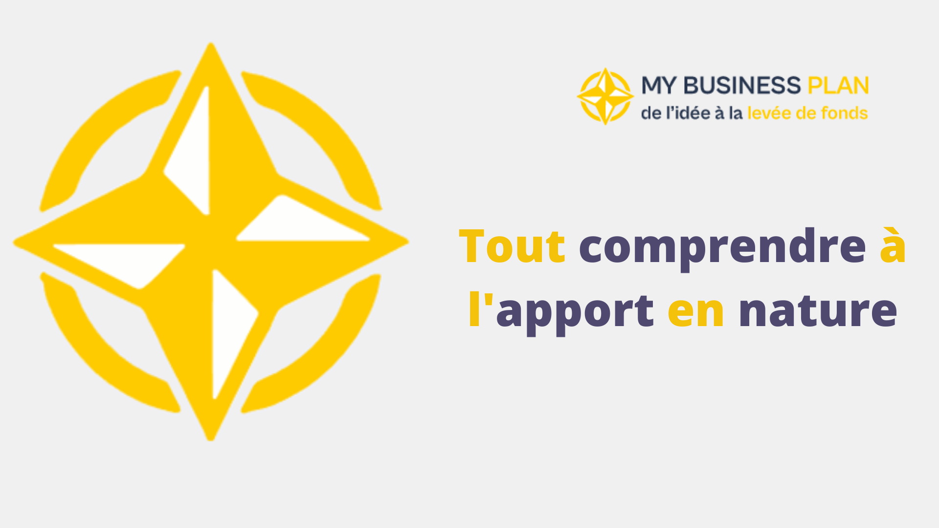 Tout comprendre à l'apport en nature