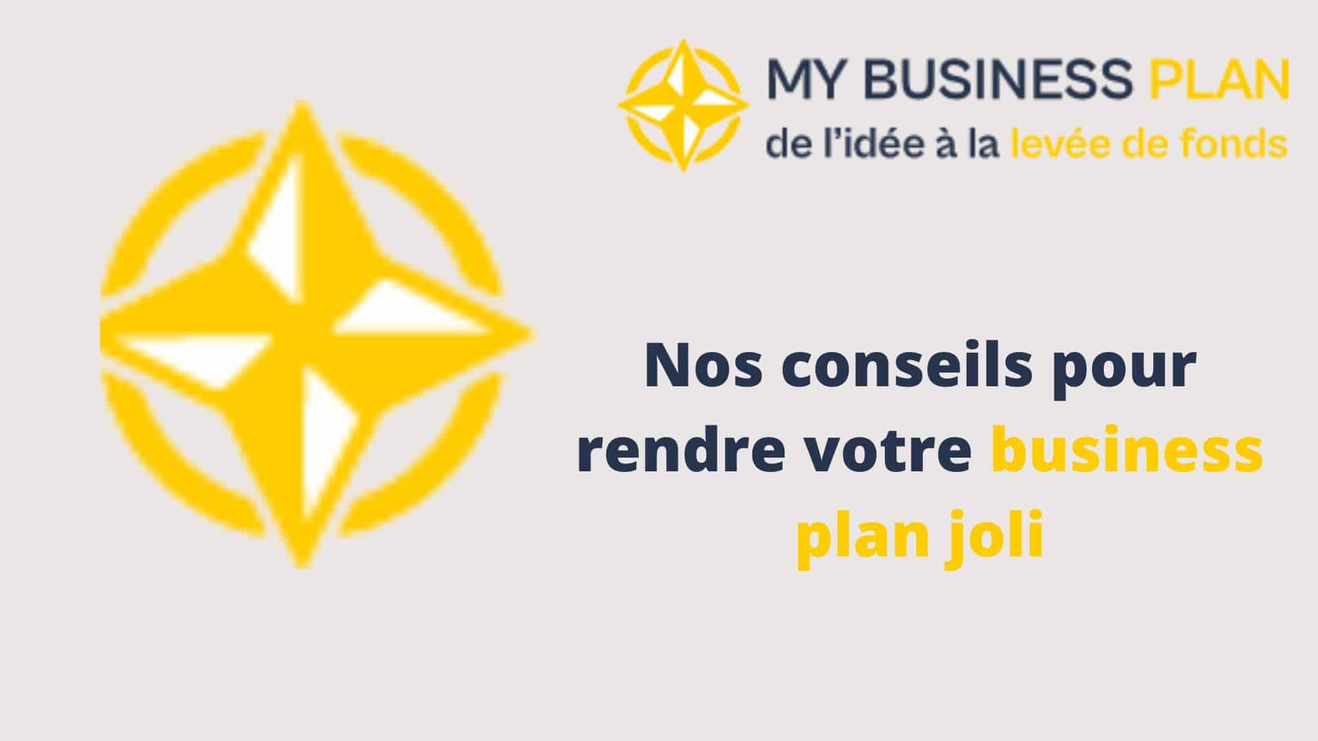 Rendre son business plan joli